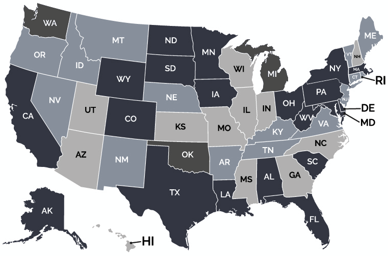 Online Evaluation Acceptance by State - DrugEval.com