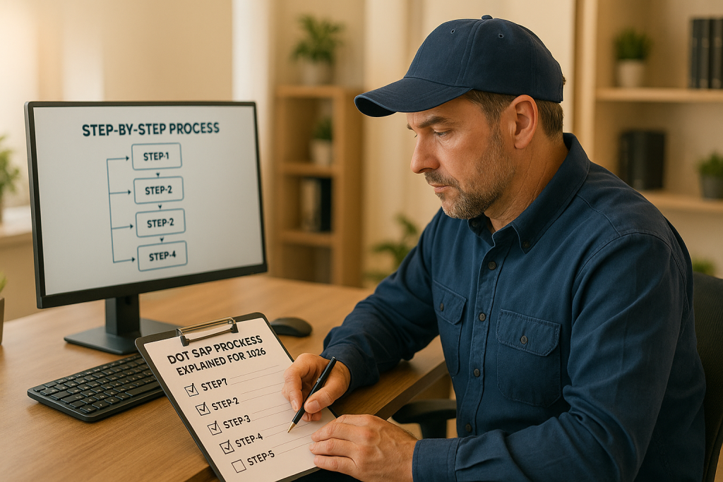 DOT SAP Process Explained for 2026: Step-by-Step Guide